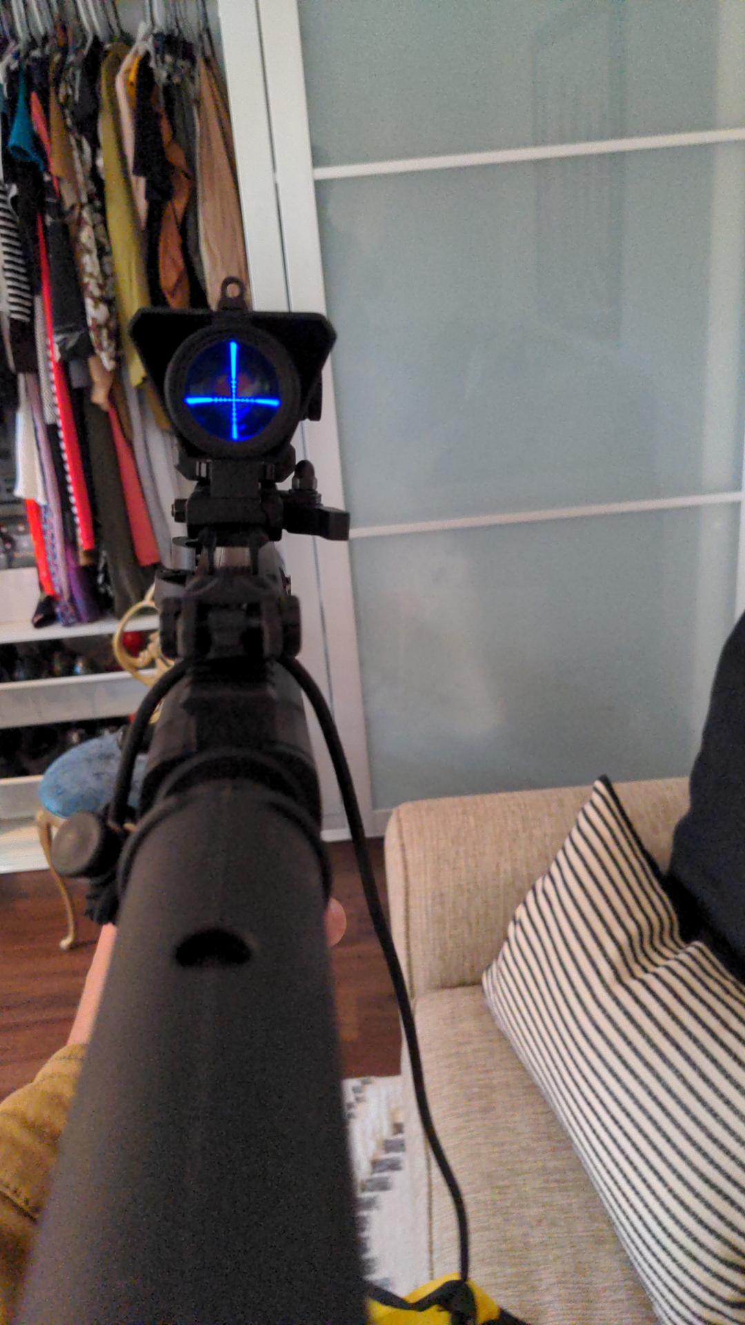 Vism DELTA 4X30 SCOPE/P4 SNIPER RET/RED & BLUE ILL/RED & WHITE NAV LIG ...