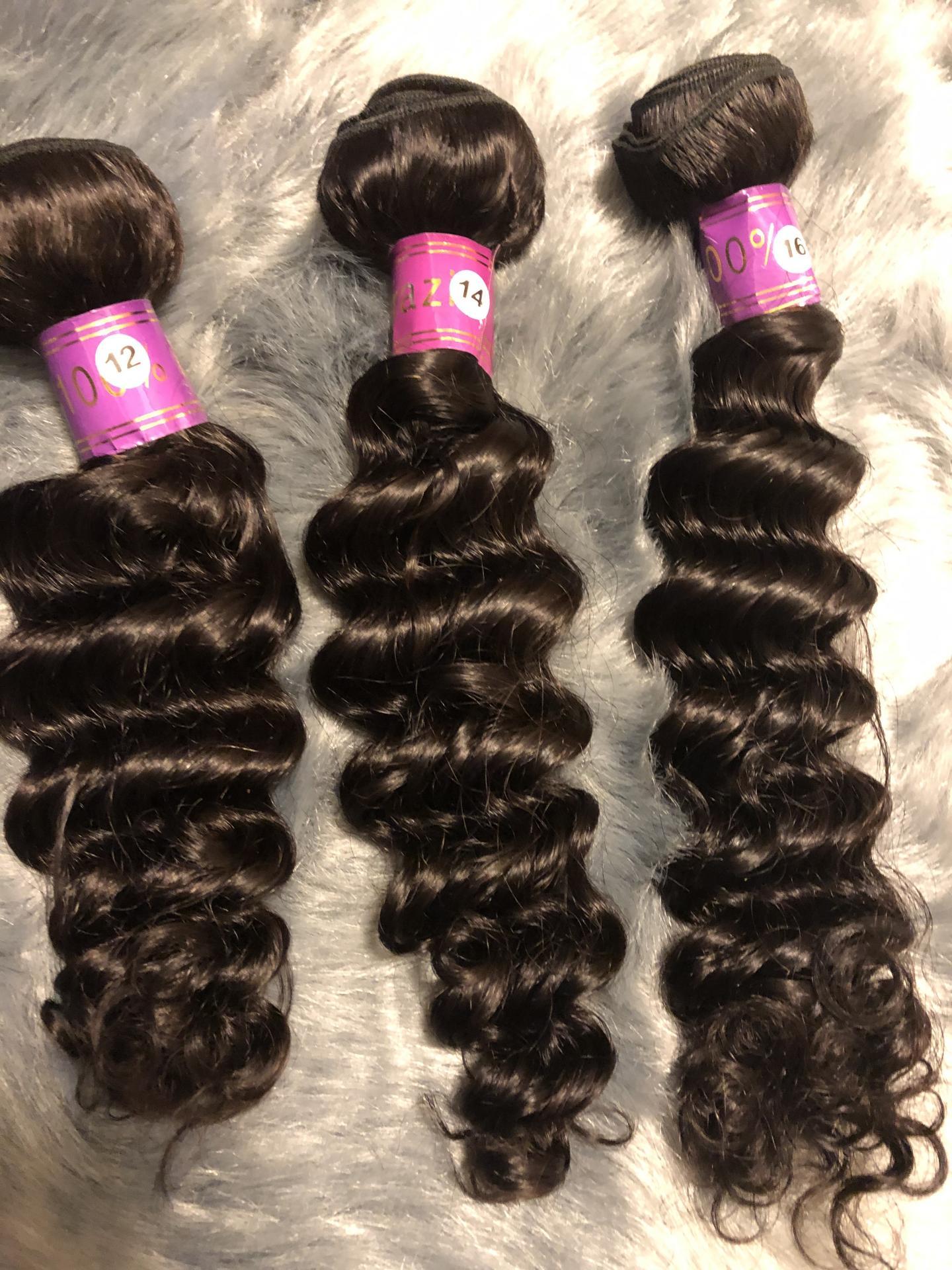 Brazilian Deep Wave Hair Extensions | 100% Virgin Human Hair Weave